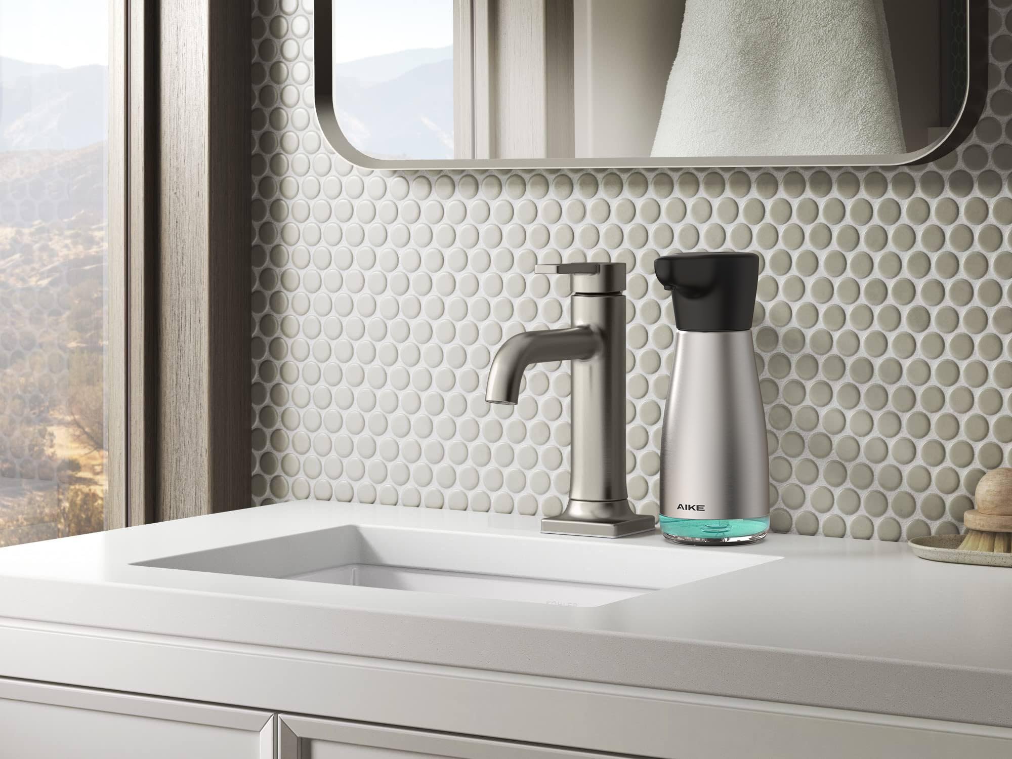 AIKE 14 FL OZ Rechargeable Automatic Soap Dispenser, AK1337 – AIKE ...